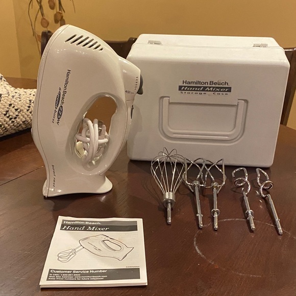 Hamilton Beach | Kitchen | Hamilton Beach 6 Speed White Hand Mixer Set ...